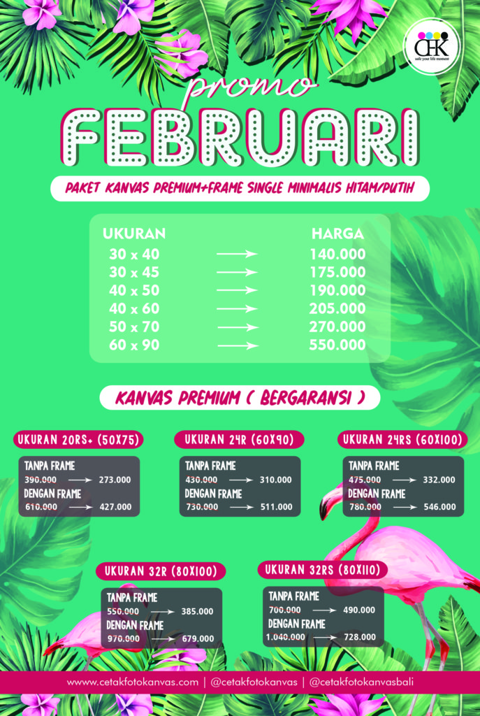 PROMO FEBRUARI 2020 – CETAK FOTO KANVAS