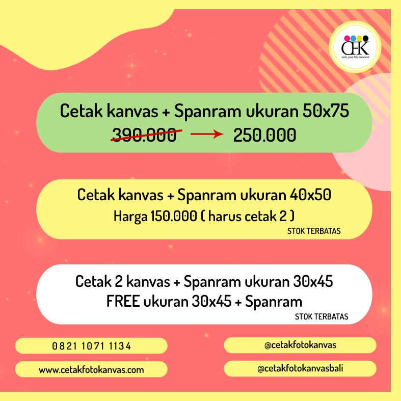 PROMO OKTOBER 2020 – CETAK FOTO KANVAS